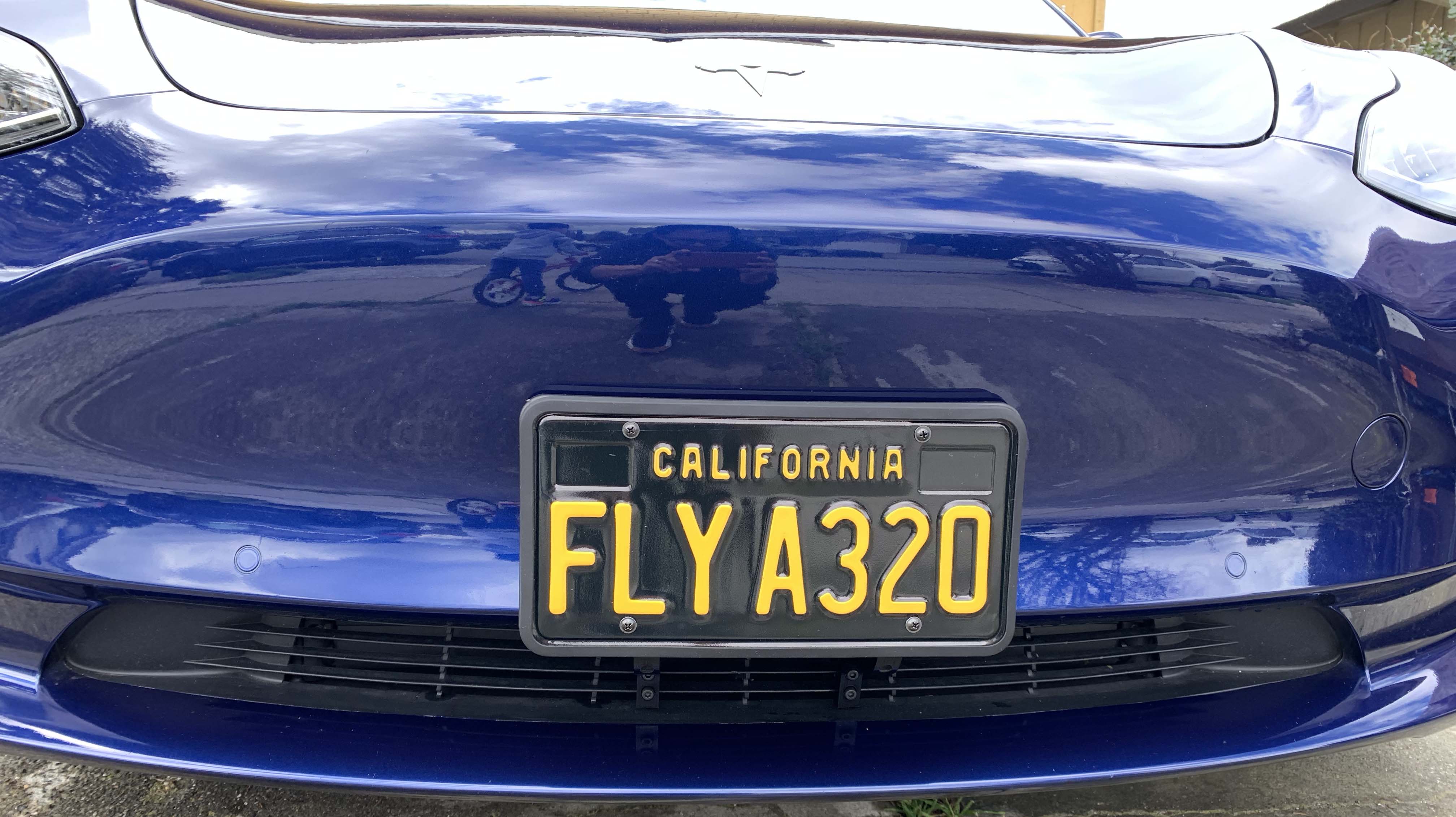 Tesla Model 3 Front License Plate Bracket (Non magnetic) – OttoSteer